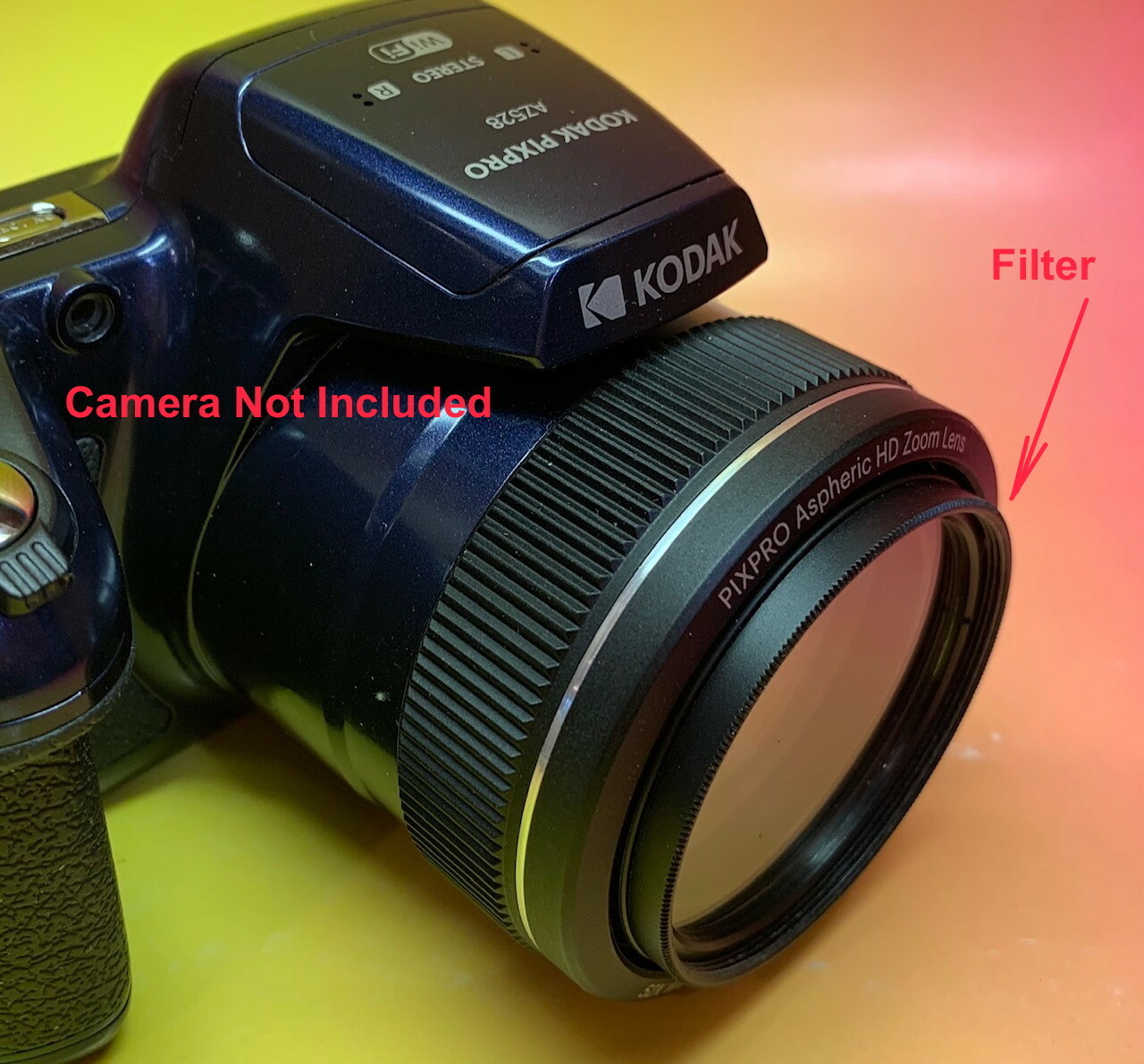 FILTER KIT CPL UV FDL+FLOWER HOOD fits CAMERA KODAK PIXPRO AZ528 AZ 528 ...