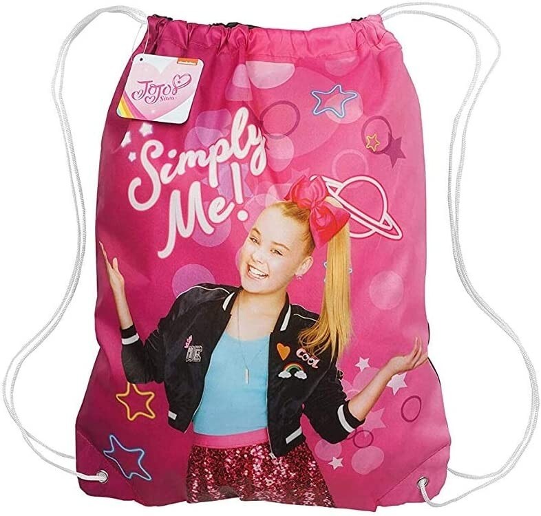Jojo Siwa 18 Inches Pink Cinch Drawstring Bag | eBay