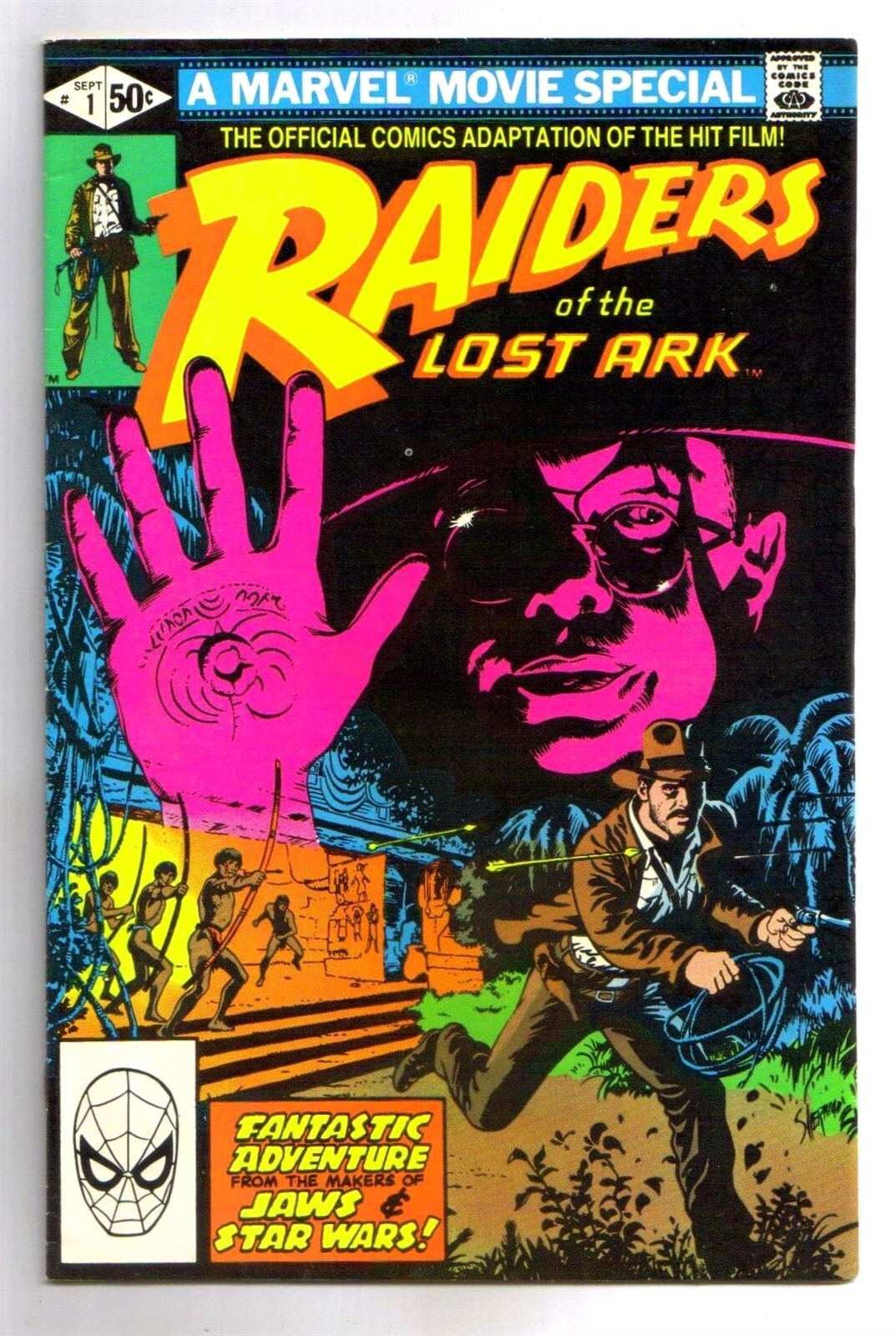 RAIDERS of the LOST ARK #1 Marvel Movie Special Comic Book ~ FN | eBay