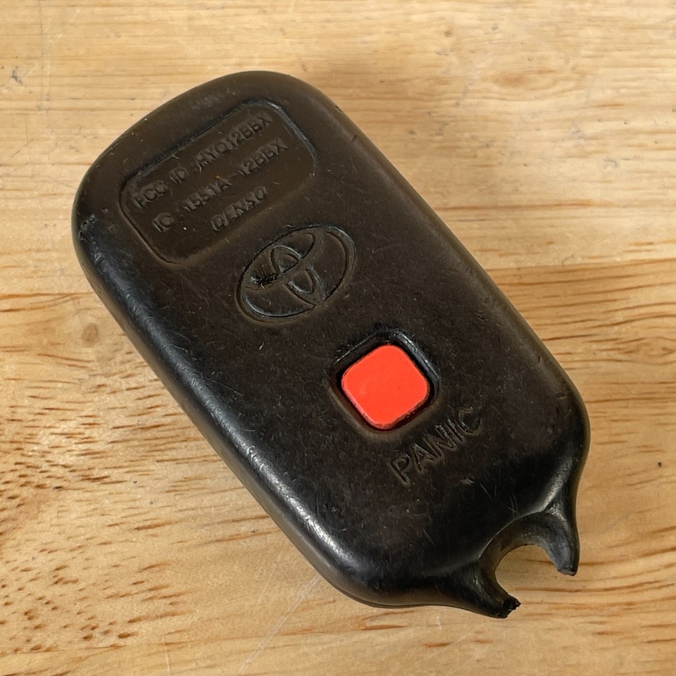 Denso 12BBX Black Keyless Entry Remote Key Fob For 1998-2004 Toyota ...