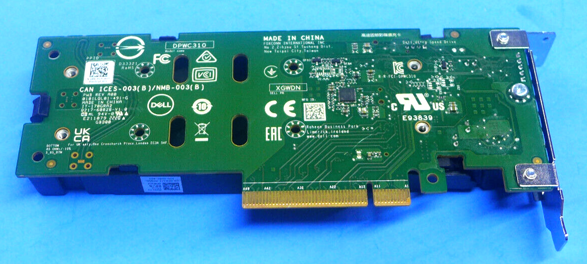 Controller Dell DPWC310 2xNVMe M.2 8R13G for sale online | eBay