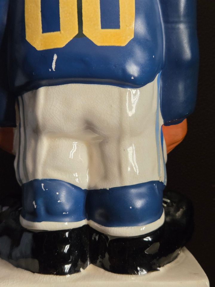 Vintage 1950s Baltimore Colts Ceramic Bank Football Player Coin Bank ...
