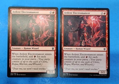 2x Ardent Electromancer Zendikar Rising Mtg Magic Card Creature Human ...