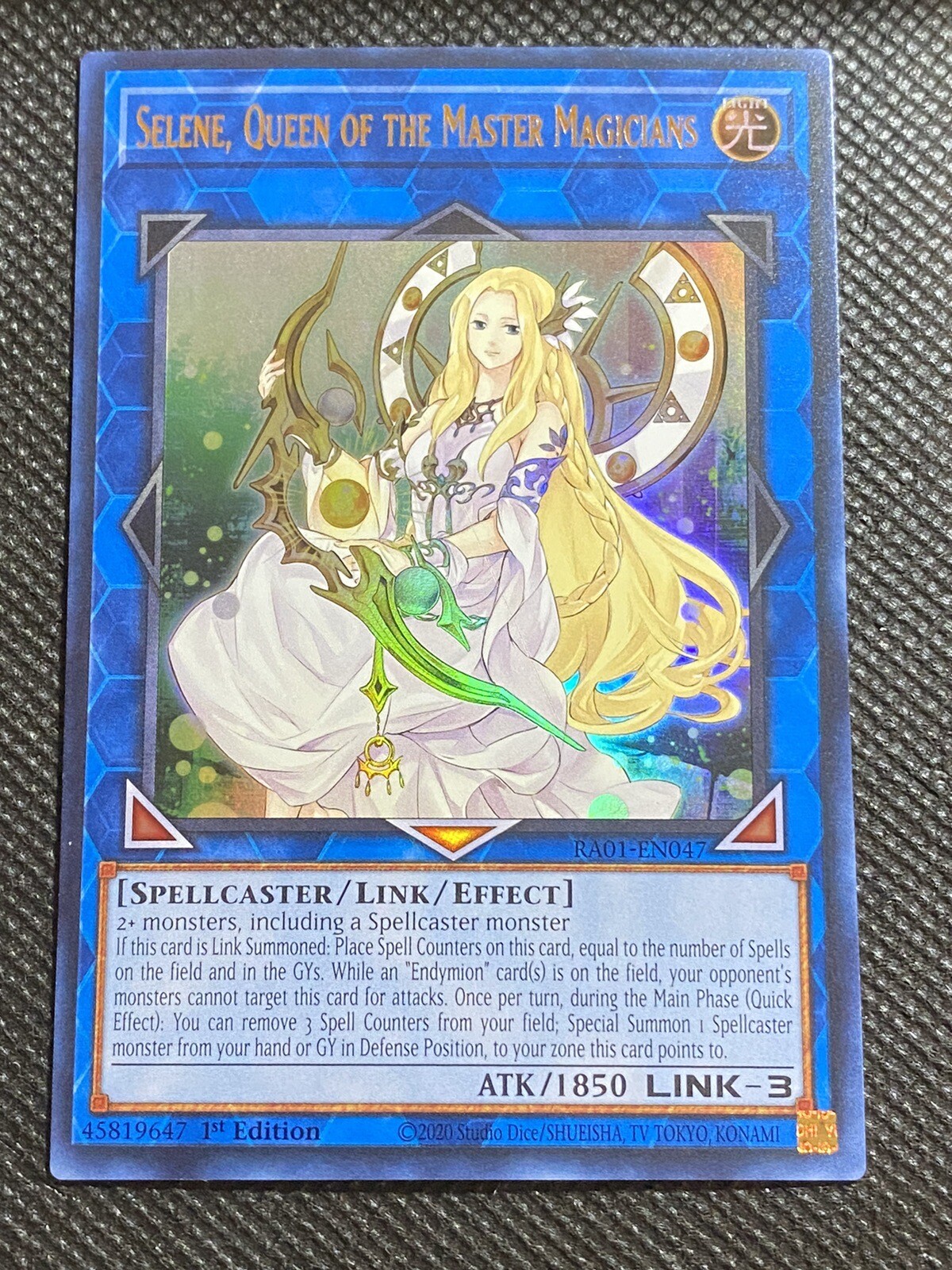 YuGiOh! Selene, Queen of the Master Magicians RA01-EN047 Super Rare 1st ...