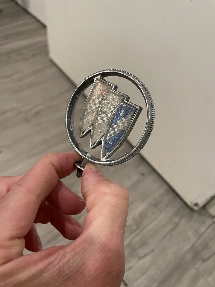 Vintage Buick Tri Shield Hood Ornament LeSabre Skylark Topper Emblem ...