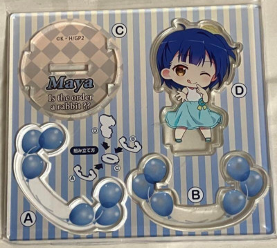Japanese anime Is the Order a Rabbit? yurari acrylic stand Maya 03 | eBay