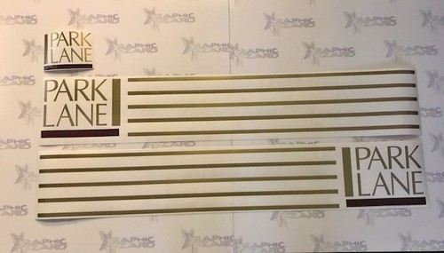 MINI - PARK LANE Decal SET (sides & boot) - Graphics/decals/stickers ...