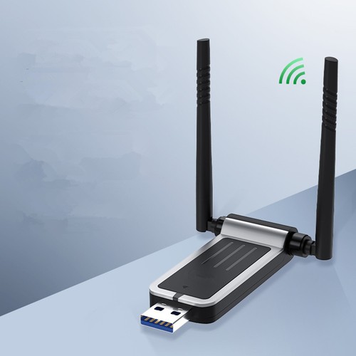 New 2.4GHz 5GHz Dual Band 1200Mbps Long Range USB WiFi Adapter Antenna ...
