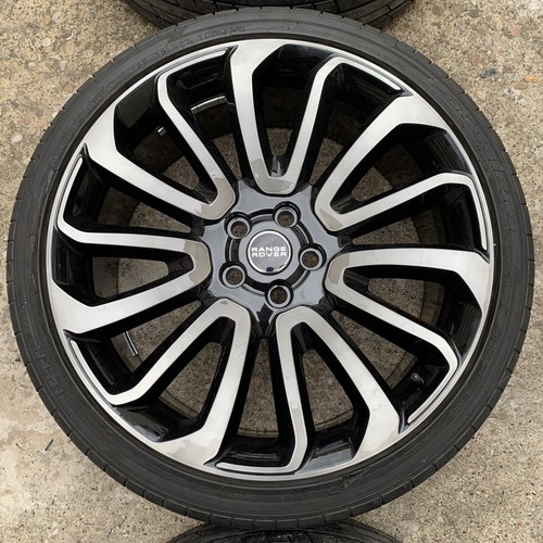 GENUINE RANGE ROVER TURBINES 22 INCH VOGUE CK5M-1007-AB ALLOY WHEELS ...