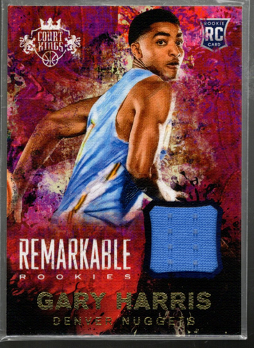 A8789- 2014-15 Court Kings Remarkable Rookies Souvenirs #12 Gary Harris ...