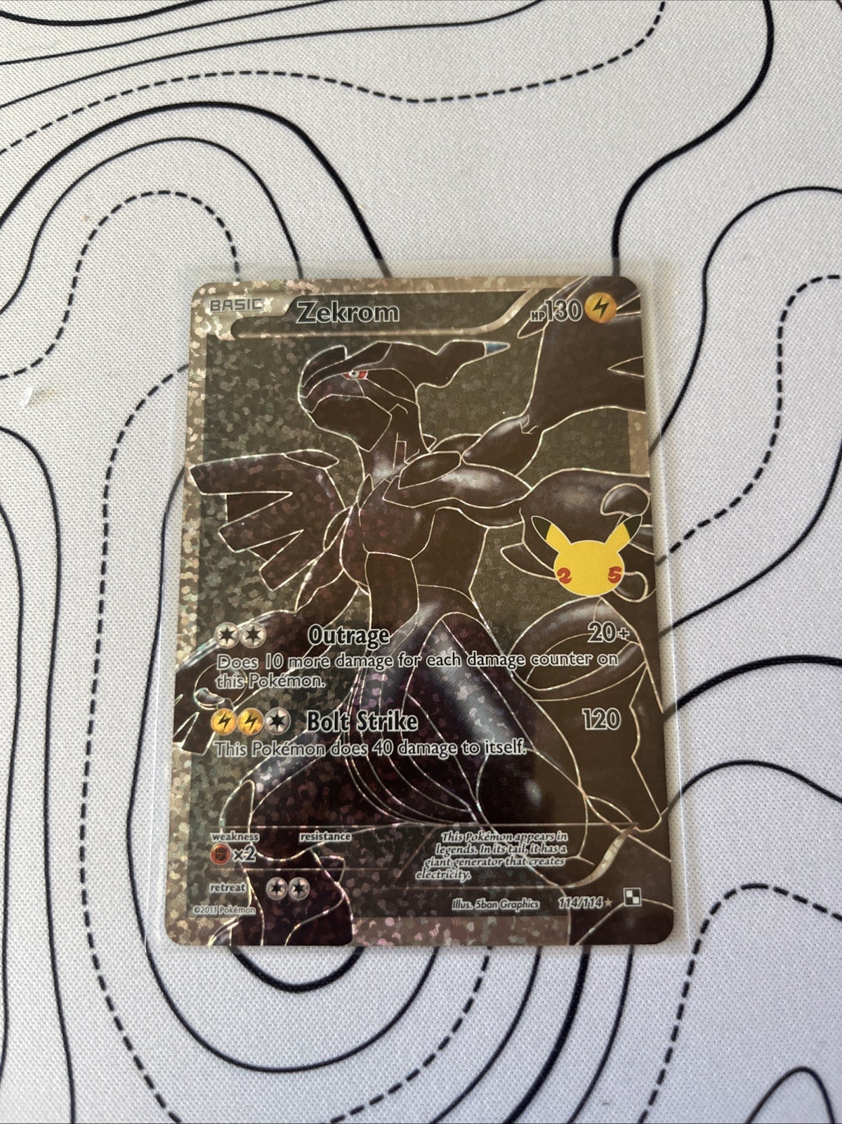 Pokémon TCG Zekrom Celebrations Classic Collection Holo Ultra Rare Card ...