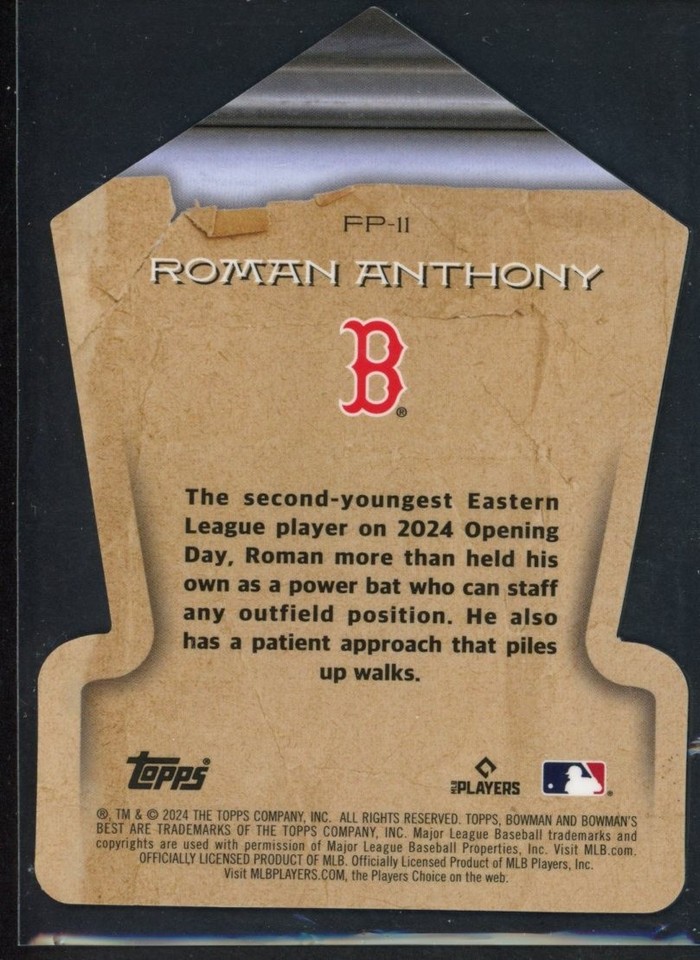 2024 Bowman's Best Fabled Phenoms Roman Anthony #FP-11 | eBay