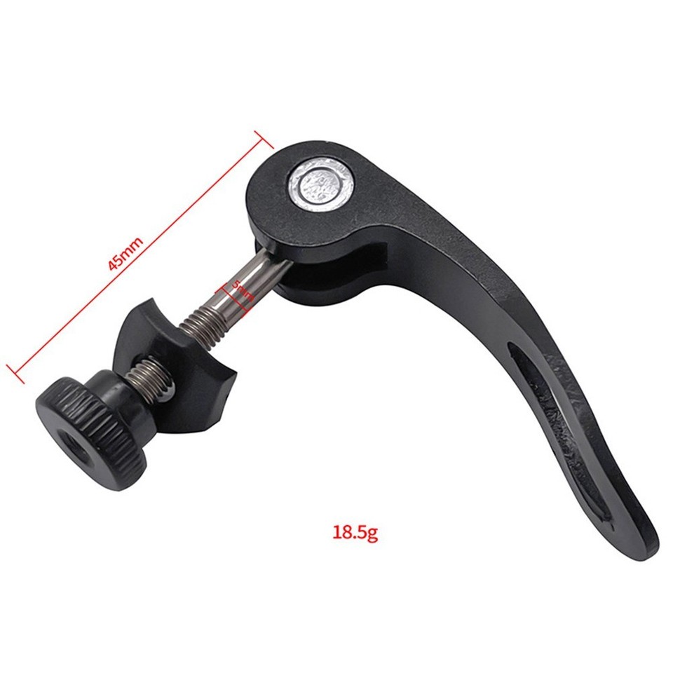 Bike Seatpost Clamp Quick Release Bolt Aluminum Alloy Black Lightweight ...