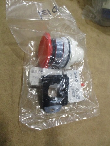 BACO T11ED01-3E02 30MM RED MUSHROOM ESTOP PUSHBUTTON NEW | eBay