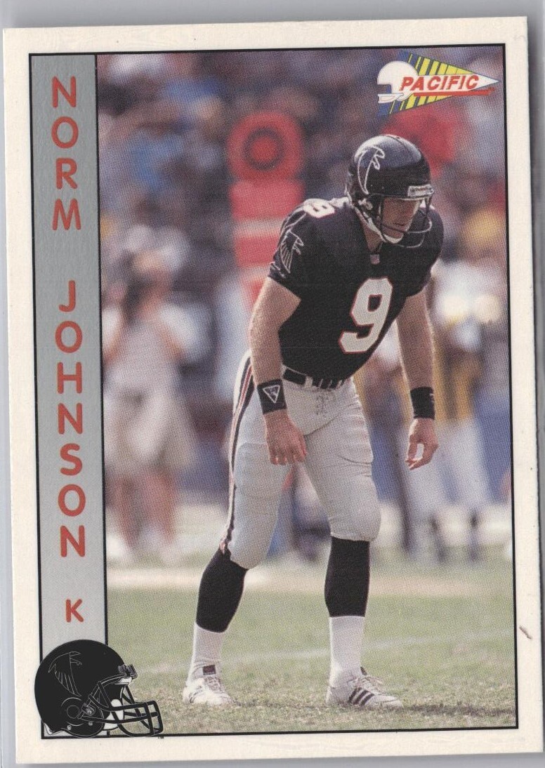 1992 Pacific Football Card #13 Norm Johnson | eBay
