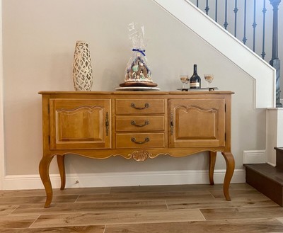 1800-1899 - Antique French Country Sideboard Buffet