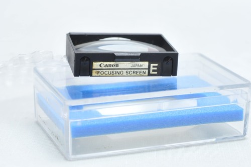 Canon F1 Focusing Screen Type E Split Image W/Case | eBay