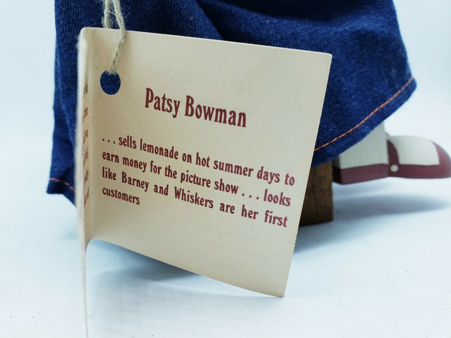 Vintage Lizzie High Patsy Bowman on Bench RARE Lemonade Sales Pennies ...