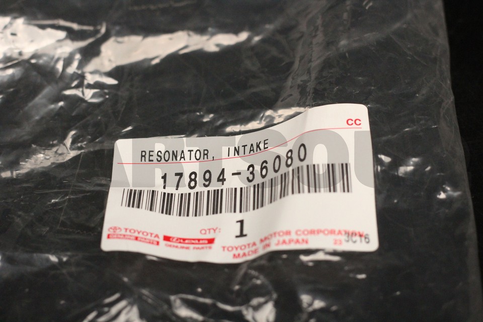 1789436080 Genuine Toyota RESONATOR, INTAKE 17894-36080 | eBay