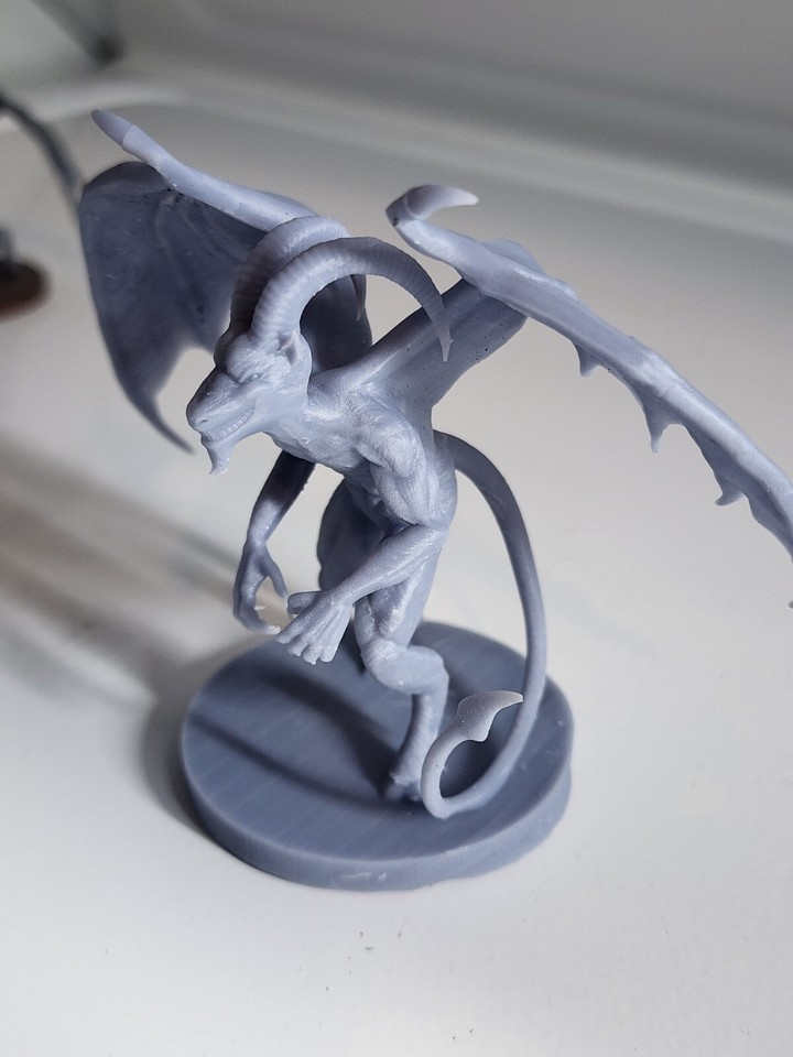 3D Printed Resin JERSEY DEVIL Mini Figurine Bust Statue Myth Folklore ...
