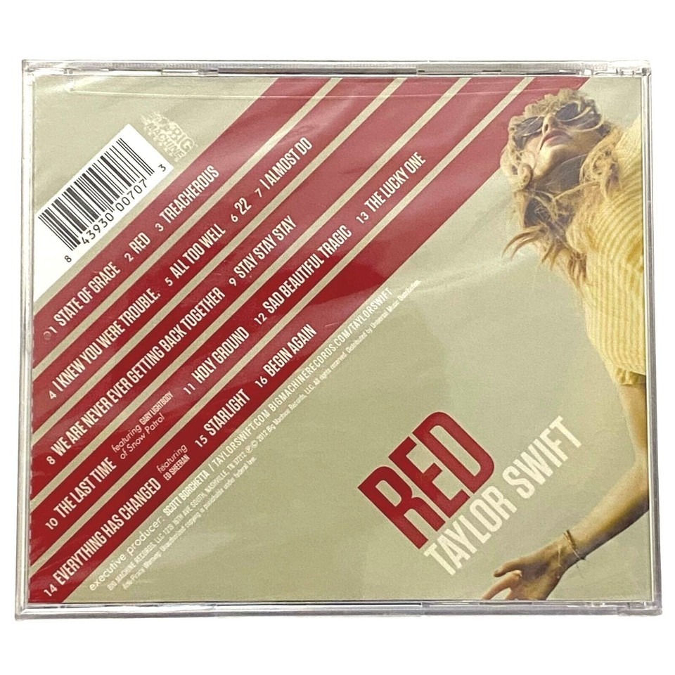Taylor Swift 2012 RED Compact Disc CD Factory Sealed Starbucks CDs ...