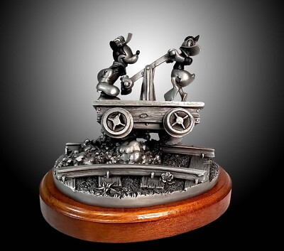 Rare! Disney Showcase 1995 Mickey & Donald "Riding the Rails" Fine ...