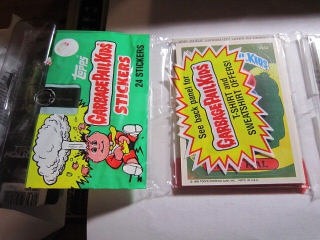 1986 Topps Garbage Pail Kids GPK Stickers 4th Series Sealed Rack Pack ...