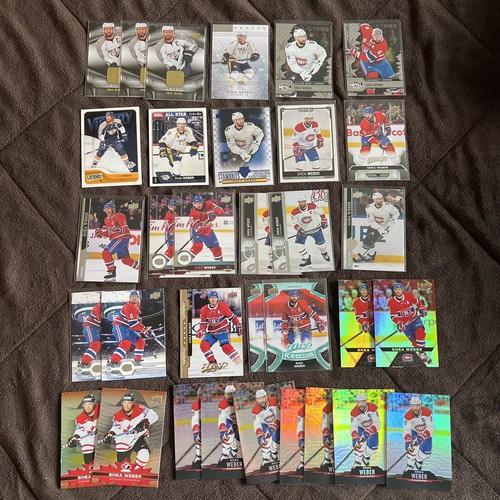 Shea Weber 33 Card Ice Hockey Lot Nashville Predators Montreal ...