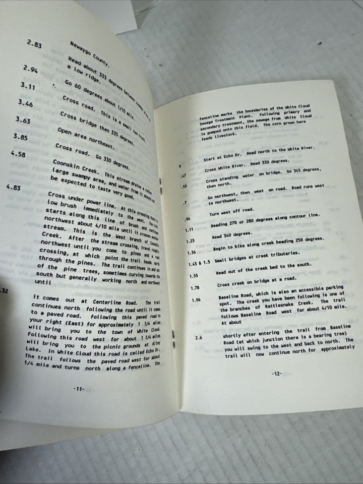 The North Country Trail Manistee National Forest Section With 15 Maps ...