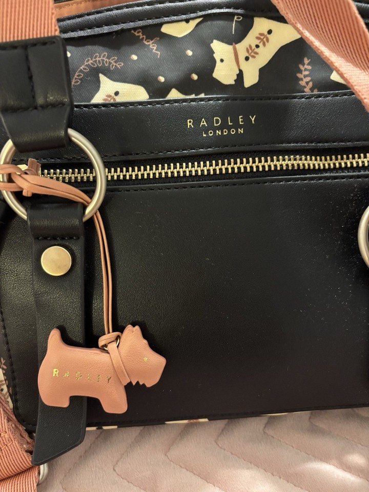 Radley Medium Multiway Bag London Dotty Dog Immaculate | eBay UK