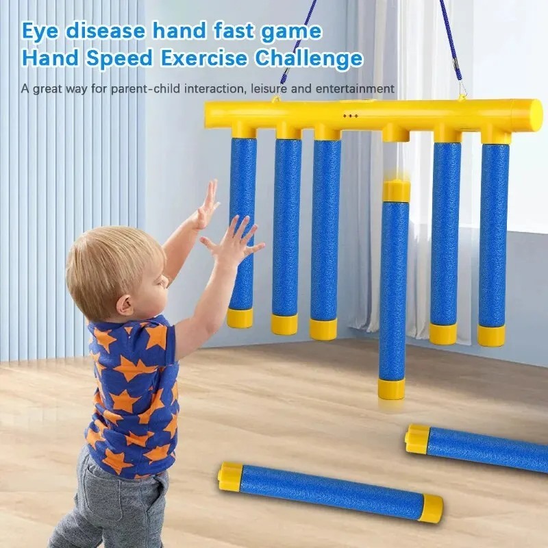 Falling Sticks Game Hand Grabbing Stick Machine Drop Stick Reaction ...