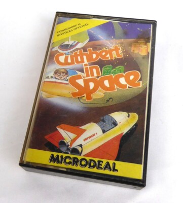 Commodore 64 C64 Spiel -- CUTHBERT IN SPACE (Microdeal) -- Tape Kassette | eBay.de