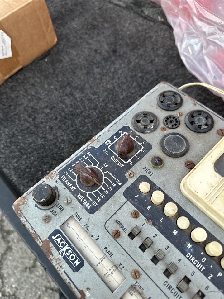 Jackson Dynamic Tube Tester Model 715 Powers On Untested condition | eBay