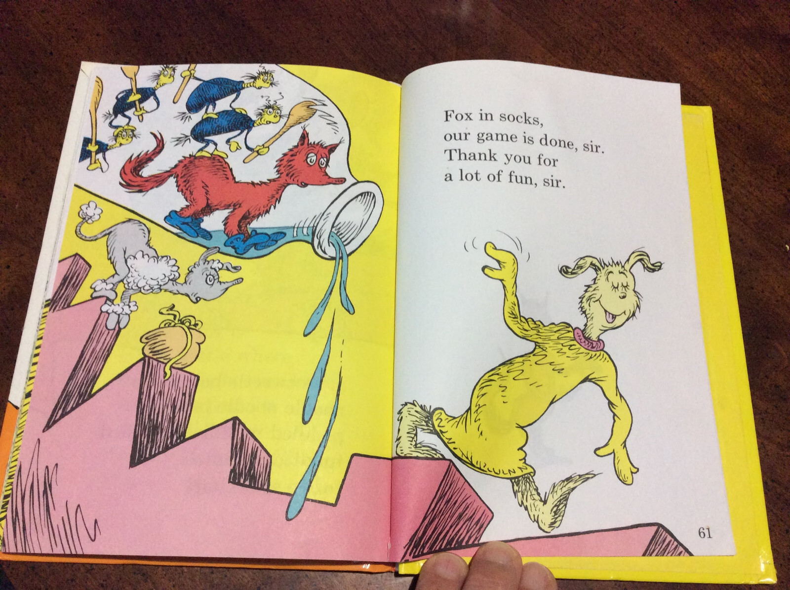 Dr Seuss Fox In Socks (1965 Hardcover) I Can Read Beginner Books | eBay