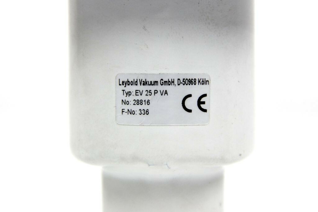 OERLIKON LEYBOLD EV 25 P VA Corner Valve ISO-KF DN25 Vacuum Corner ...