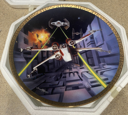 Red Five X Wing Fighter Star Wars Space Vehicles Hamilton Collector ...