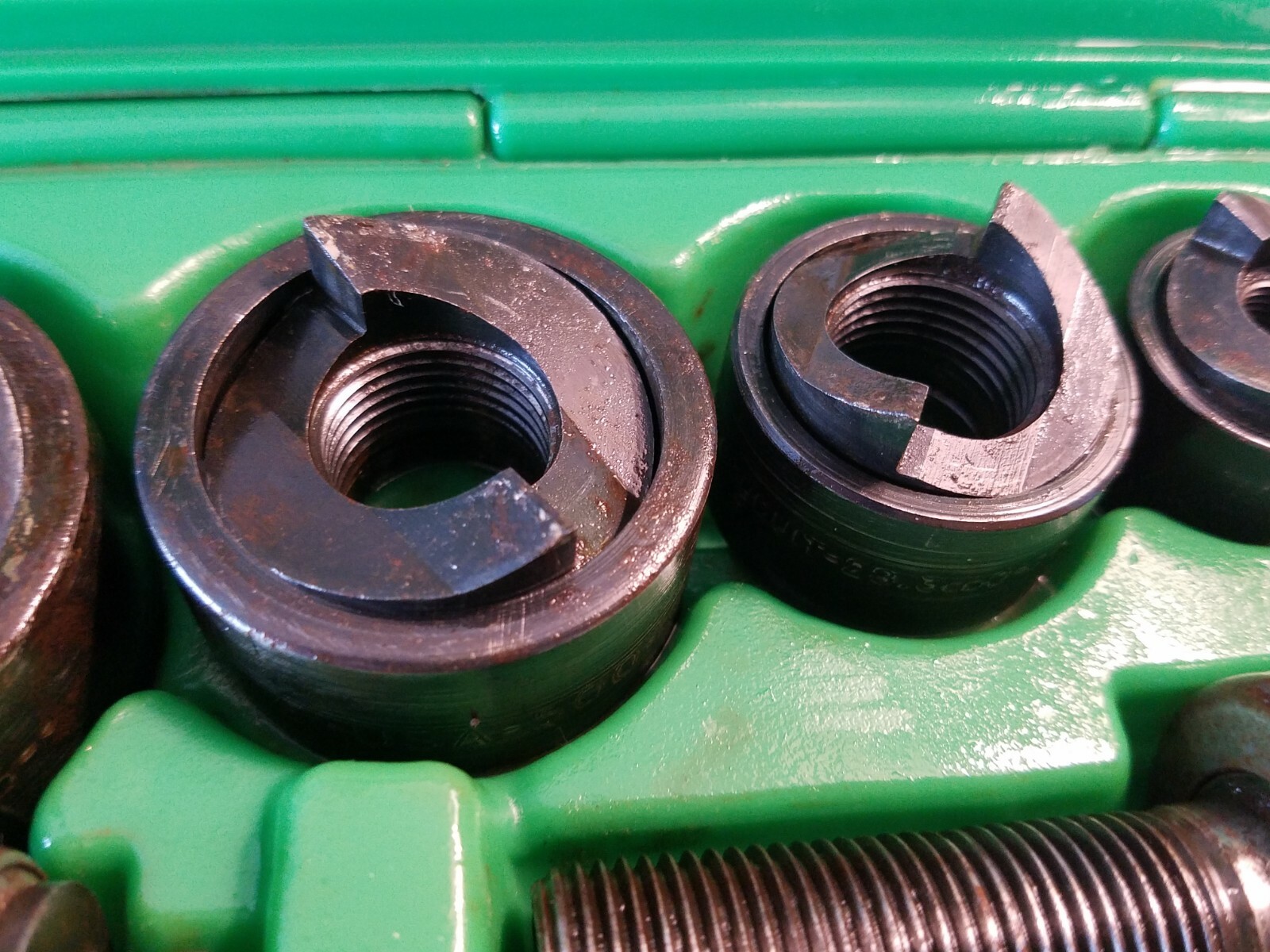 GREENLEE SLUG BUSTER KNOCKOUT PUNCH SET 7235BB VTG USA | eBay