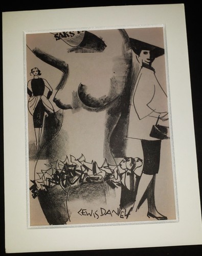 LEWIS DANIEL 1901-1952 Original SIGNED Limited Edition Lithograph 1951 ...