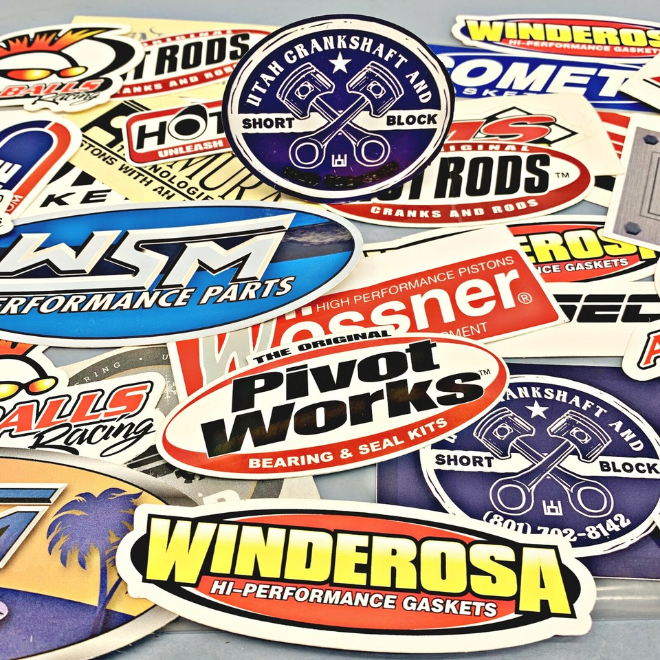 Performance Parts Misc 10 Sticker GRAB BAG Polaris Ski-doo Sea-Doo WSM ...