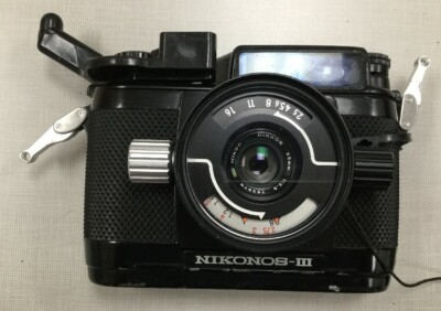 nikonos iii underwater camera with 35 mm , 15mm w/ viewfinder and close ...