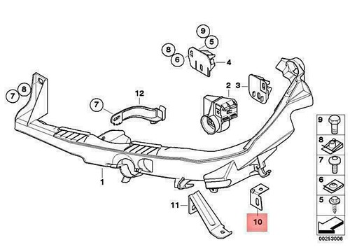 OEM BMW M3 M3 CRT E90 E92 E93 316I 318I BRACKET HEADLIGHT LEFT ...