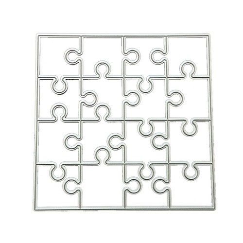 Puzzle Metal Cutting Dies Scrapbooking Stencil Die Cuts Card Embossing ...