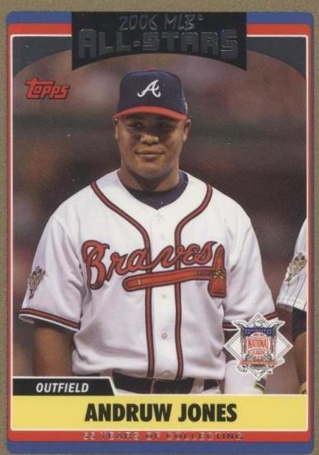 2006 Topps Updates & Highlights - All-Star Andruw Jones #UH280 Gold ...