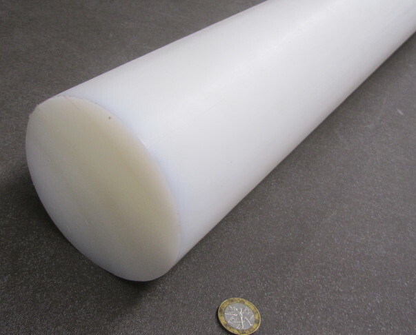 UHMW White Round Rod 4.00" Diameter x 48" Long, 1 Unit, Extruded | eBay