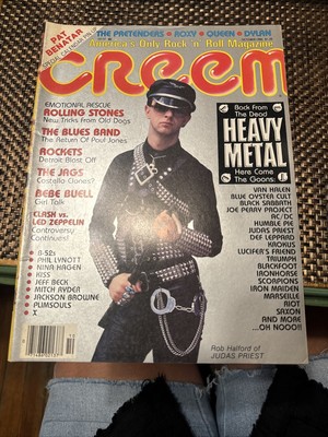 Creem Magazine Oct 1980 Rock Music Halford Cover Benatar Centerfold | eBay