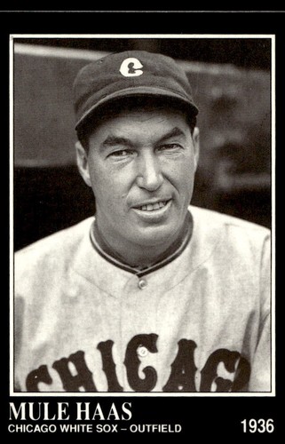 1991 Conlon Collection TSN 323 Mule Haas Chicago White Sox Baseball ...