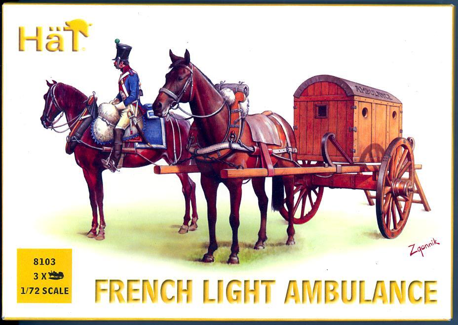 HaT Miniatures 1/72 FRENCH LIGHT AMBULANCE Figure Set | eBay