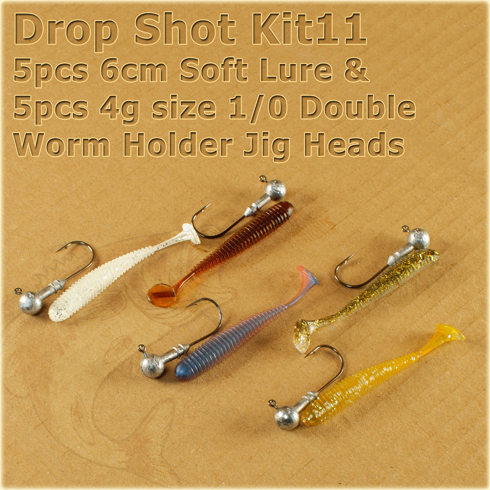 10pcs Micro Jig Heads Set Drop Shot Lures Kit Pike Perch Fishing | eBay UK