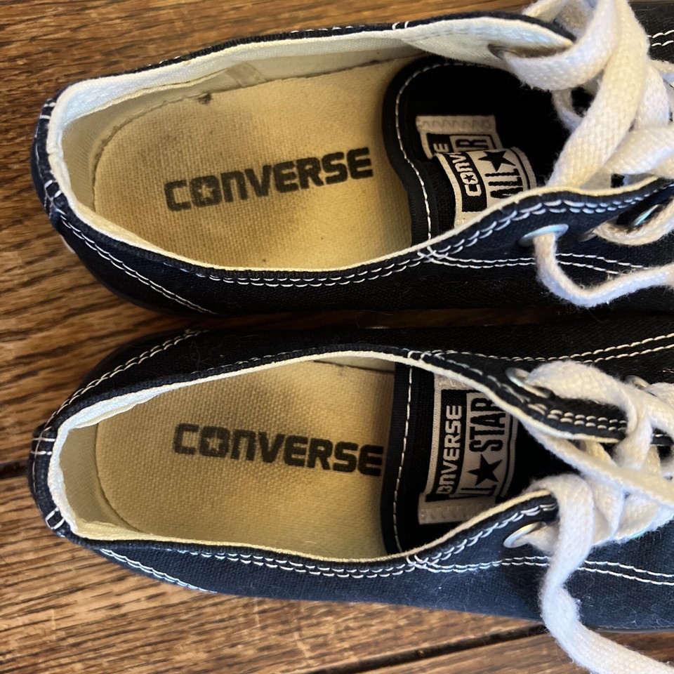 CONVERSE ALL STAR Sneakers Old Skool BLACK LOW TOP FESTIVAL RETRO SKATE ...