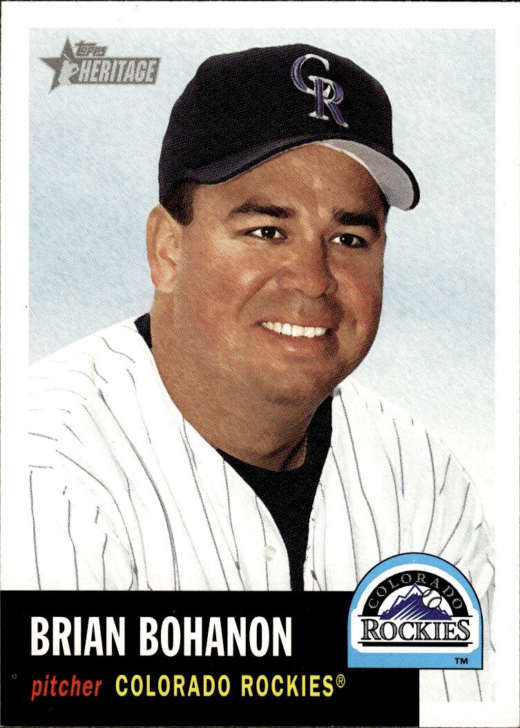 2002 Topps Heritage Brian Bohanon Colorado Rockies #344 | eBay
